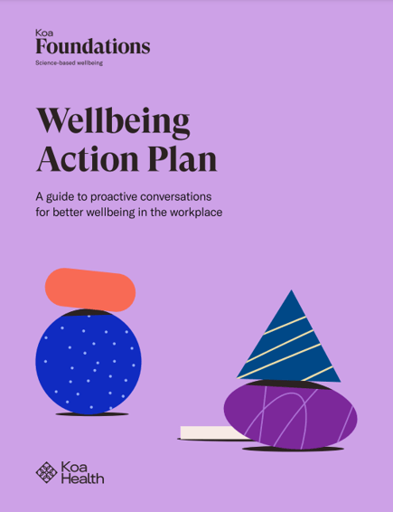 Wellbeing action plan: An interactive tool for workplace leaders